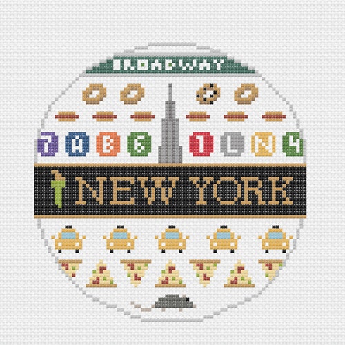 New York Public Library Lion Handpainted Needlepoint Canvas - Etsy