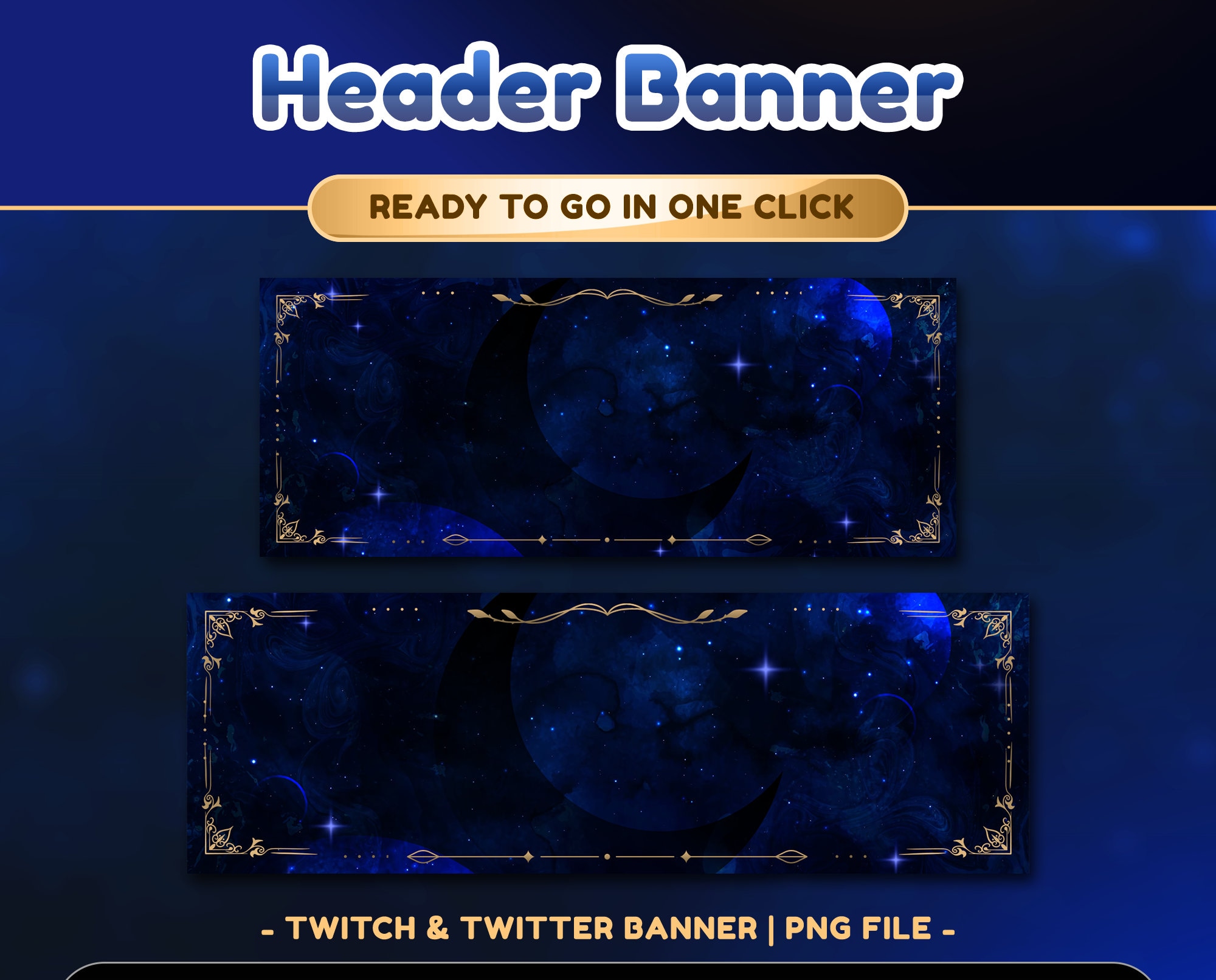 Mystical Luxury Animated Stream Overlay for Twitch, Youtube Elegant ...