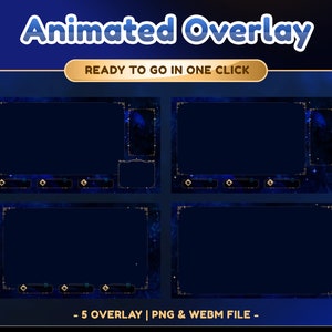 Mystical Luxury Animated Stream Overlay for Twitch, Youtube | Elegant ...