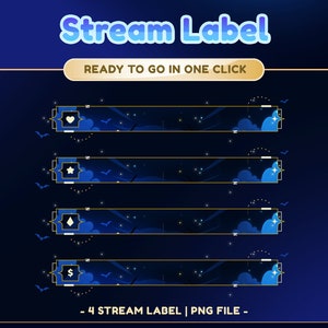 Moonbeam Garden Animated Stream Pack for Twitch, Youtube, Halloween Twitch Overlay, Horror Theme ...