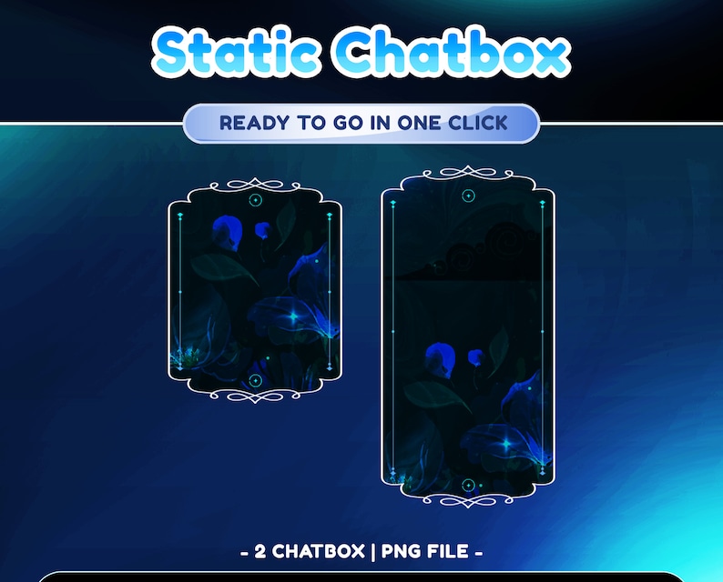 Luminous Garden Animated Stream Overlay for Twitch, Youtube, Celestial ...