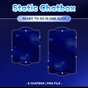 Starry Heartbeat Animated Stream Pack for Twitch,youtube, Love Overlay ...