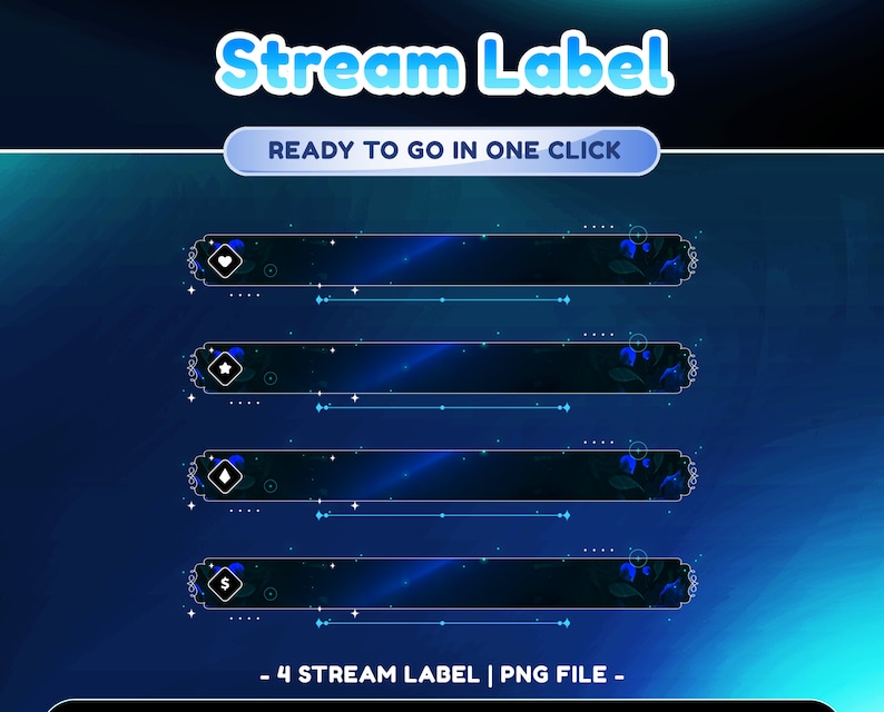 Luminous Garden Animated Stream Overlay for Twitch, Youtube, Celestial ...