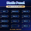 Velvet Flutter Static Stream Panel for Twitch,youtube Celestial Theme ...