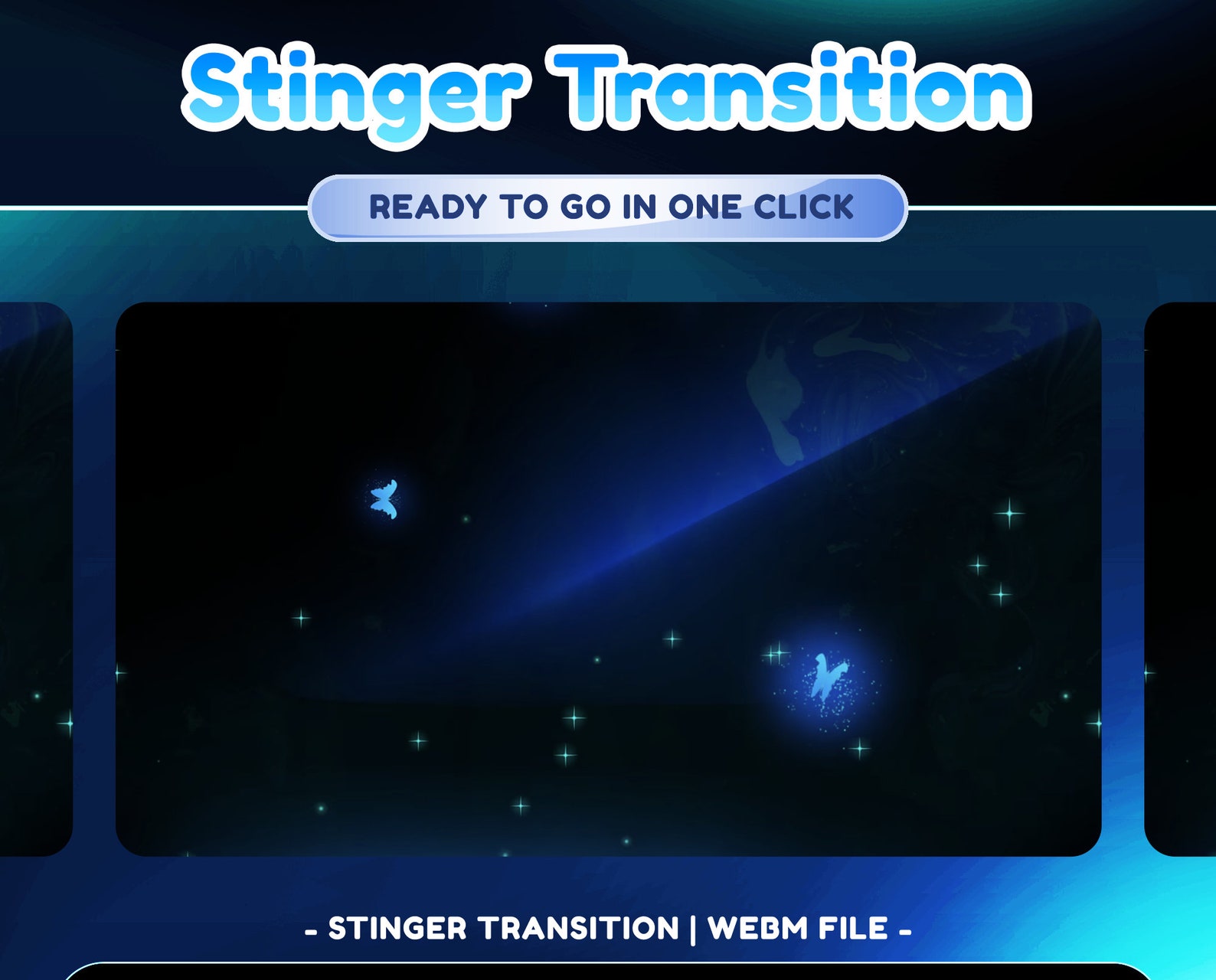 Luminous Garden Animated Stinger Transition for Twitch, Youtube, Kick ...