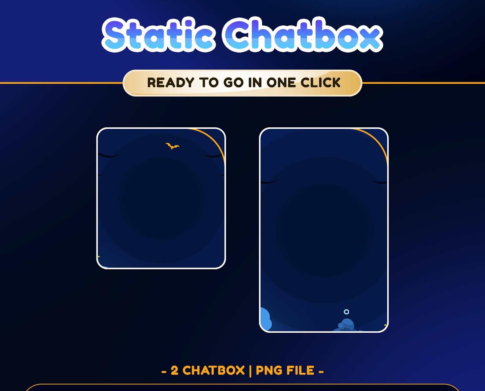 Creepy Midnight Animated Stream Pack for Twitch, Youtube, Halloween ...