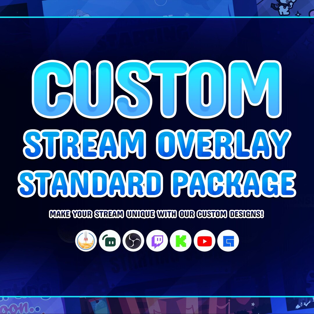 Standart Custom Order | Custom Pack | Stream Overlay Pack | Custom ...
