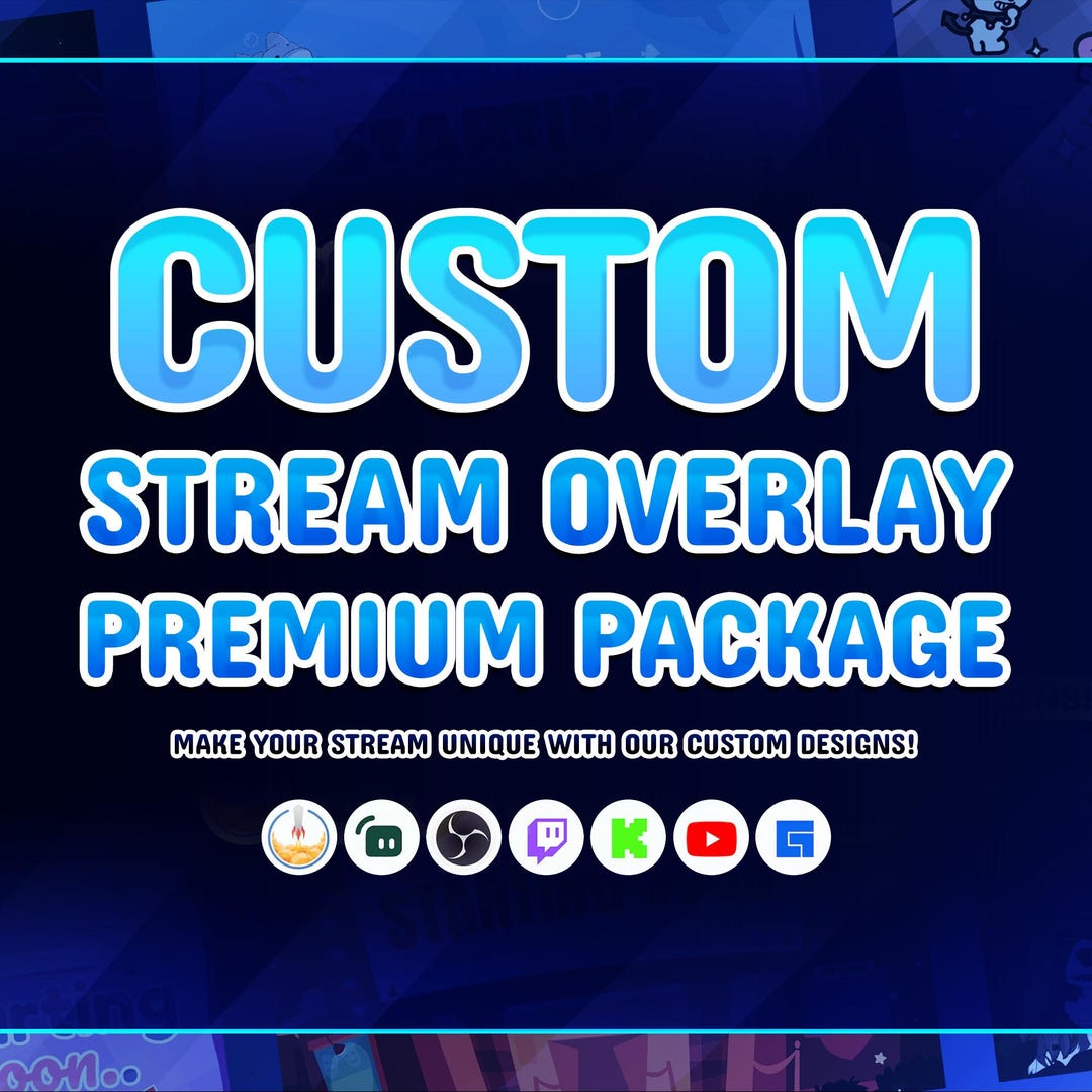 Premium Custom Order | Custom Pack | Stream Overlay Pack | Custom Panel ...