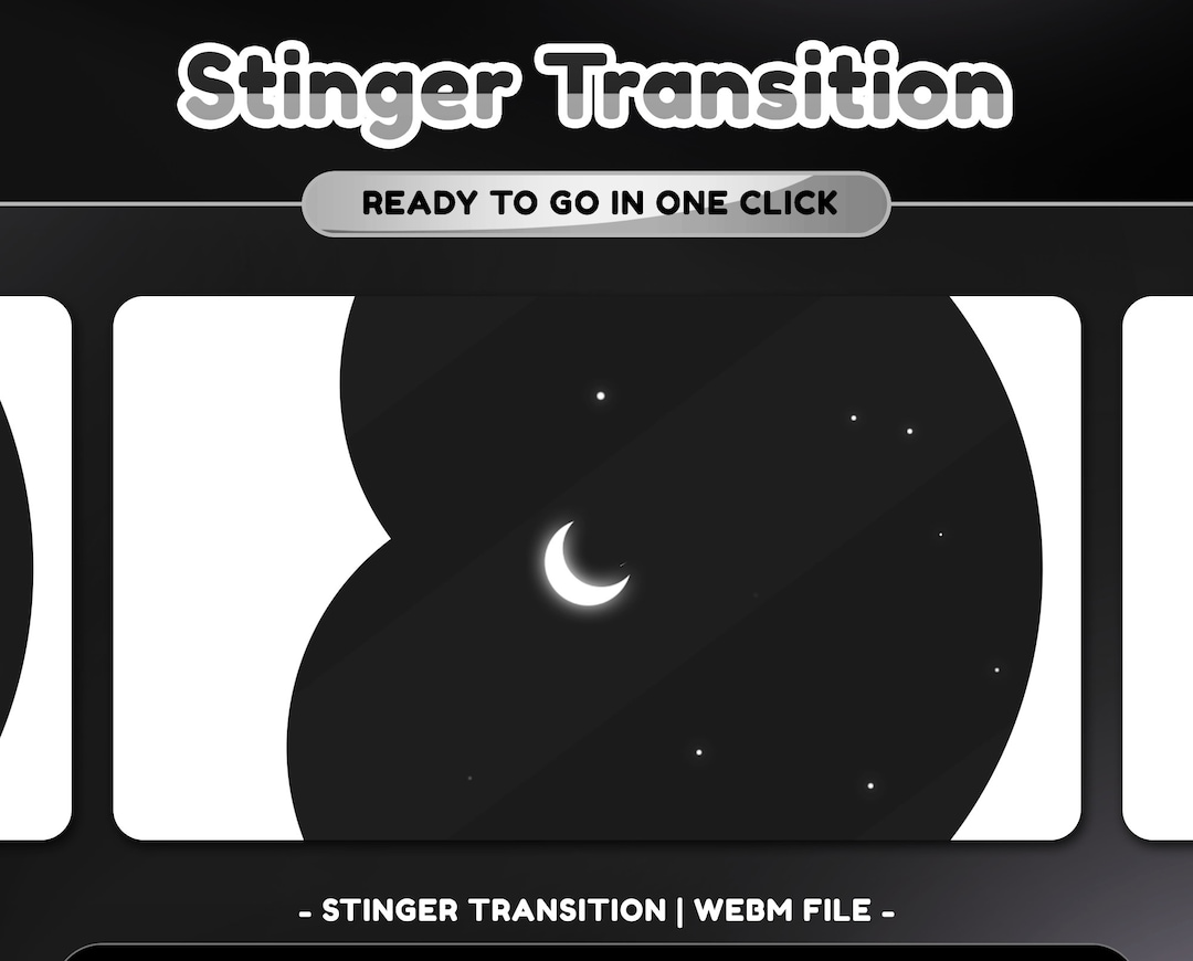 Sky Dream Animated Stinger Transition for Twitch, Youtube | Kawaii ...