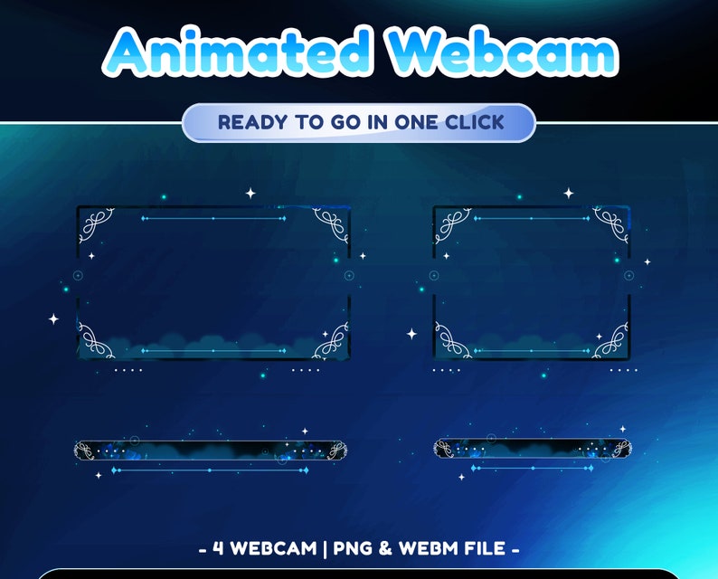 Luminous Garden Animated Stream Overlay for Twitch, Youtube, Celestial ...