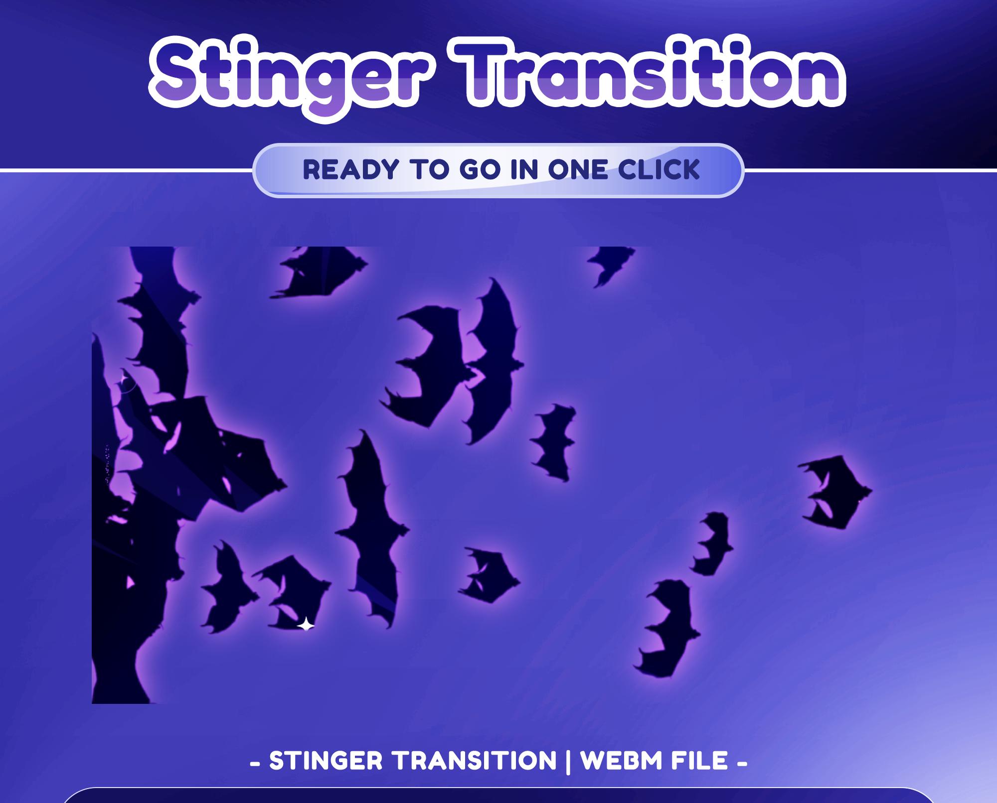 Ghostly Wings Animated Stinger Transition for Twitch, Youtube ...