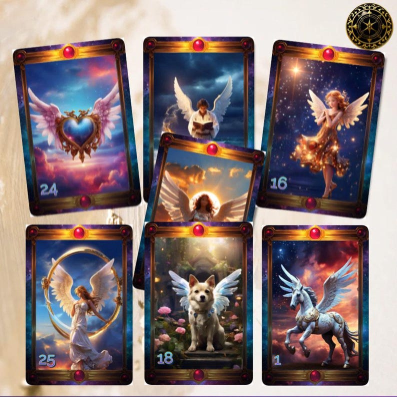 Printable Lenormand Oracle Deck, 36 PNG, Print at Home, Tarot Digital ...