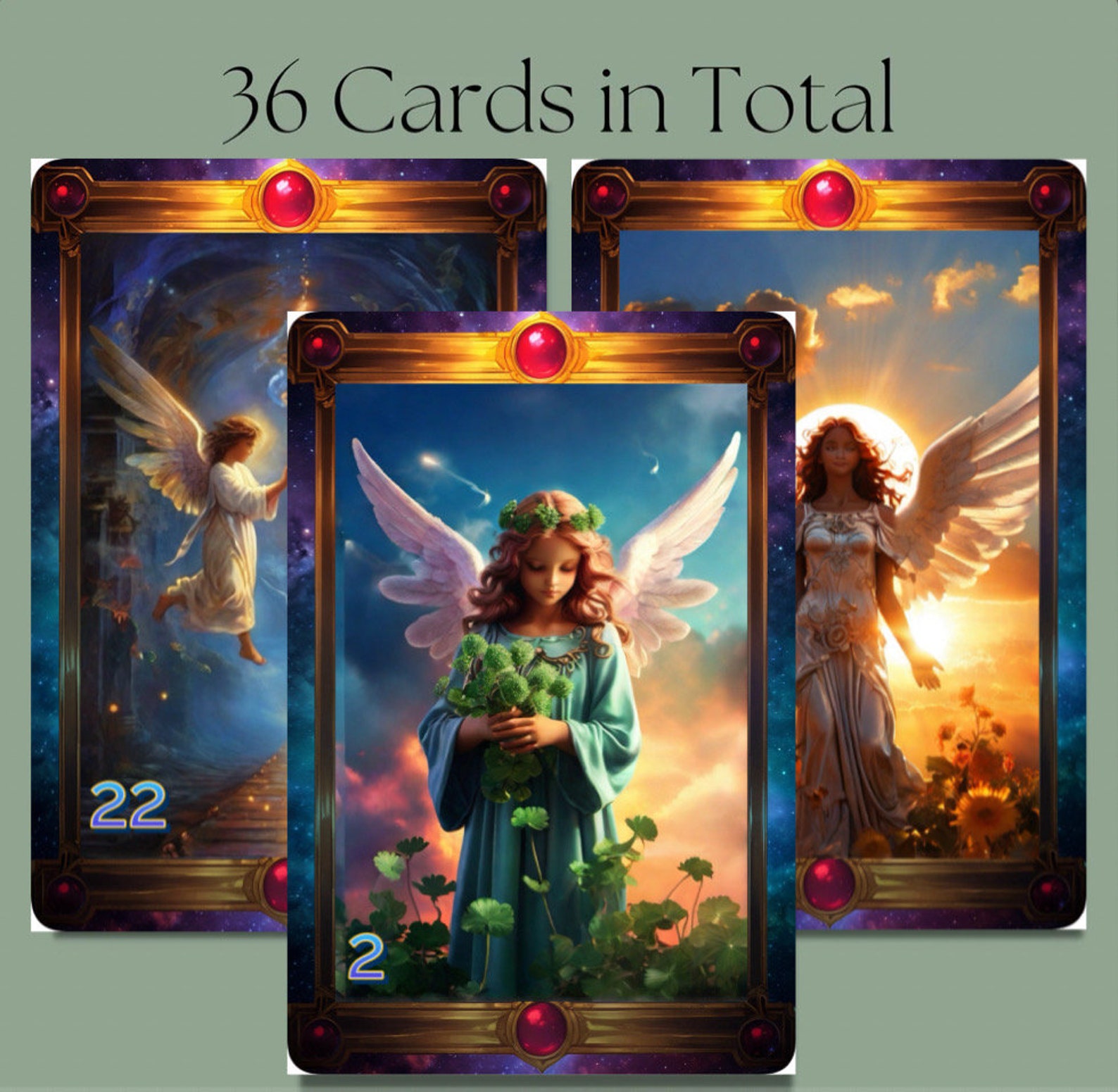 Printable Lenormand Oracle Deck, 36 PNG, Print at Home, Tarot Digital ...