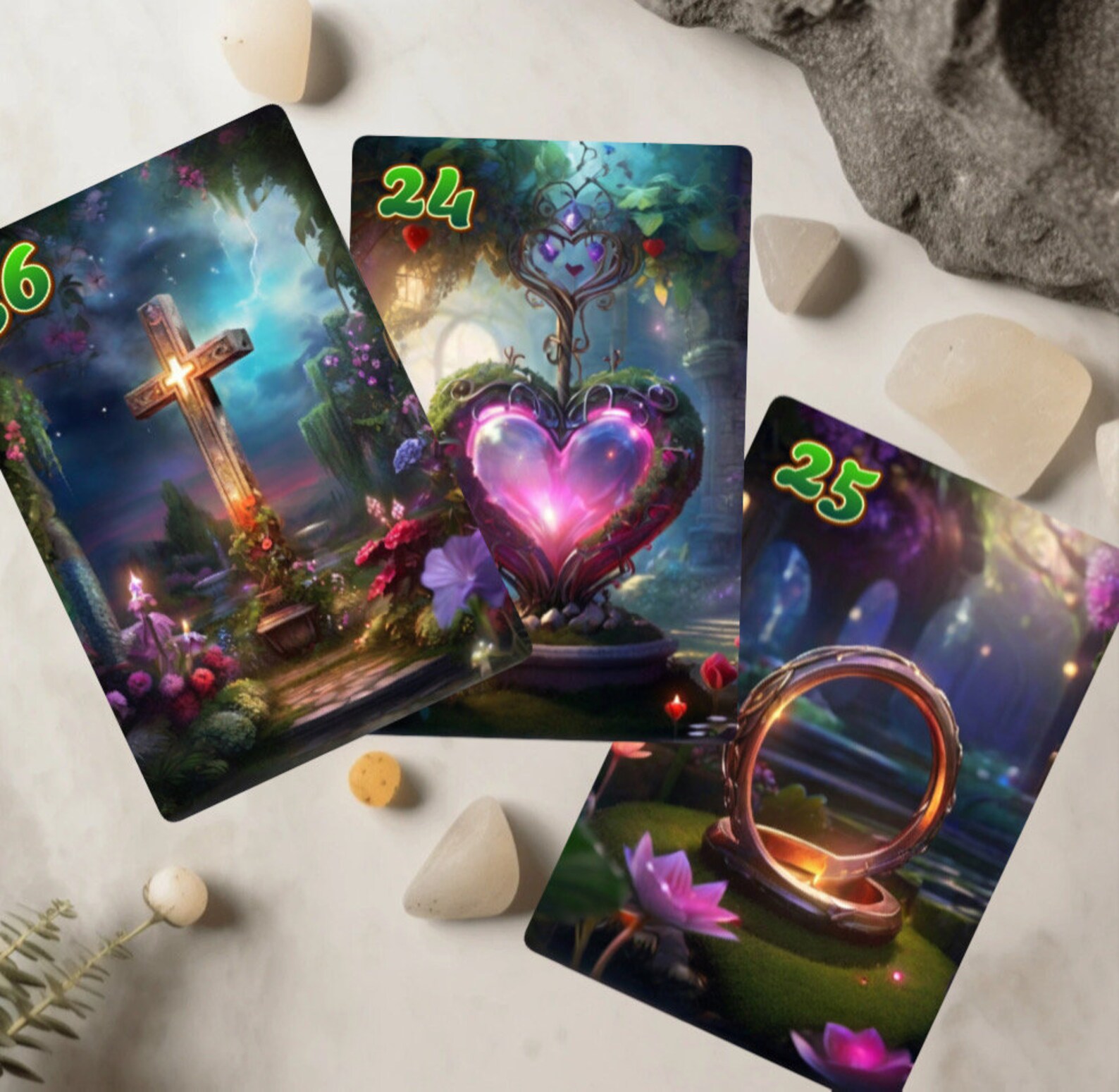 Magic Lenormand Oracle Cards Deck Unique Lenormand Oracle Cards Deck ...