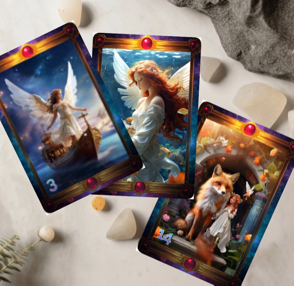 Printable Lenormand Oracle Deck, 36 PNG, Print at Home, Tarot Digital ...