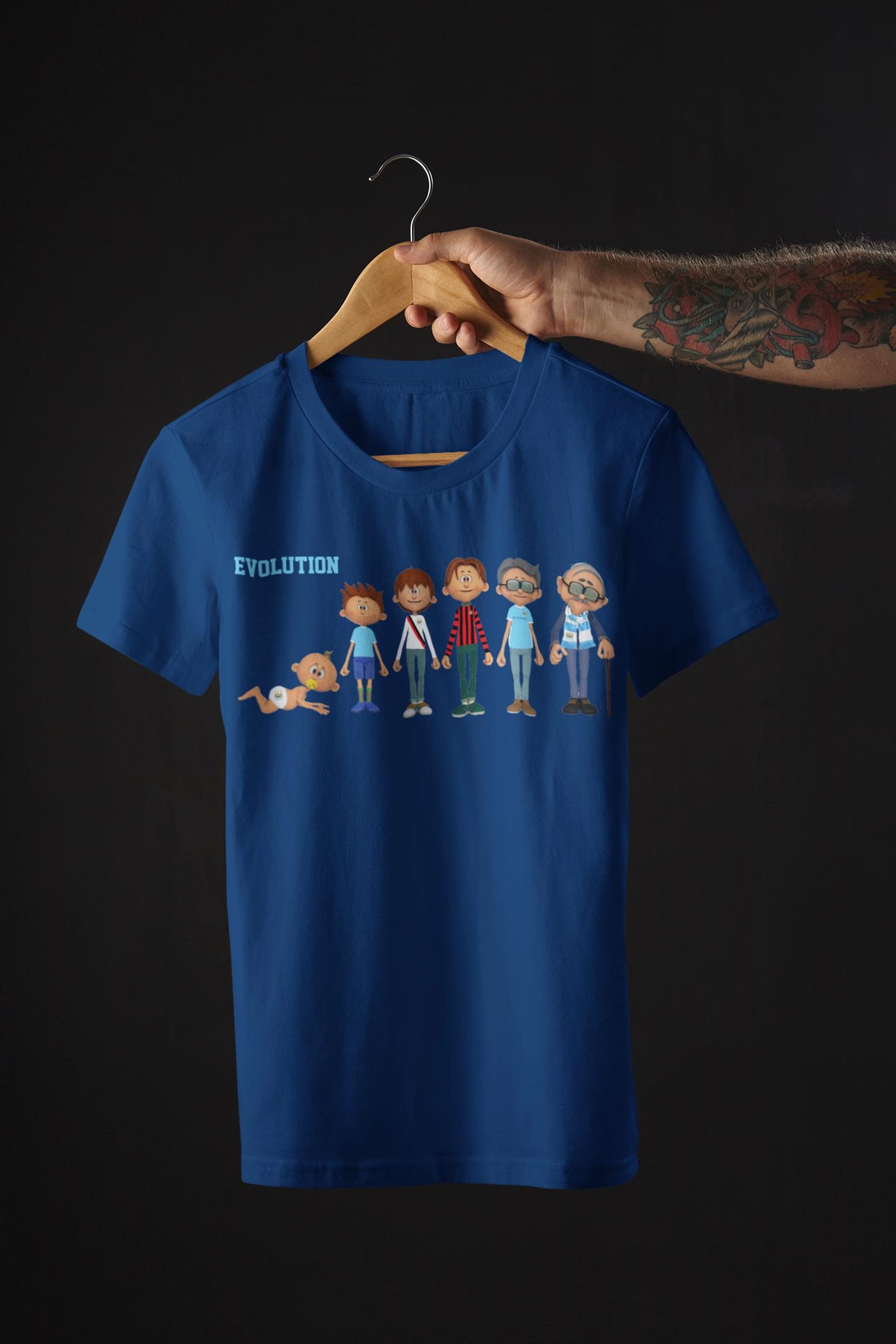 Print on Demand -EVOLUTION PERSONALISED FOOTBALL T-shirt - All Teams ...