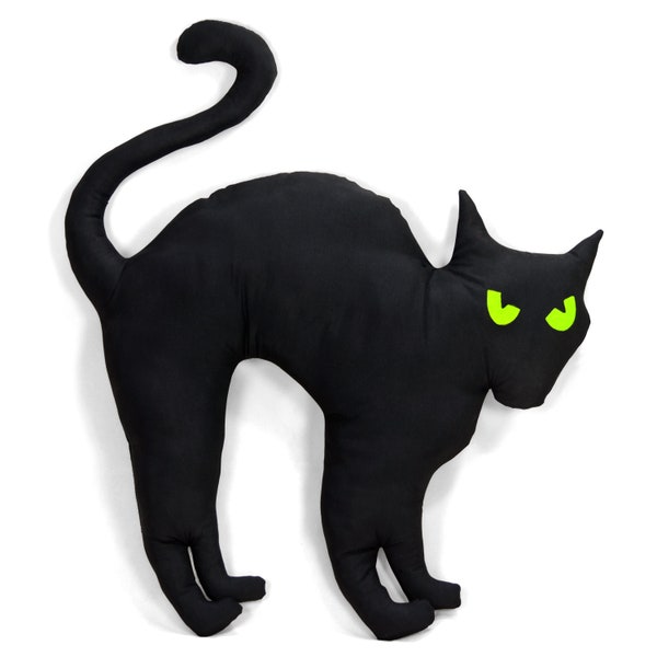 Black Cat Shaped Pillow - Etsy