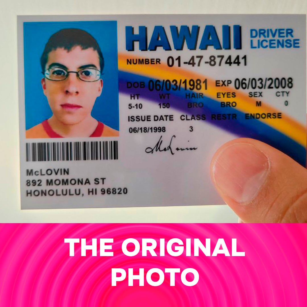 Driver License Mclovin From the Movie "superbad" 86х56 мм - Etsy