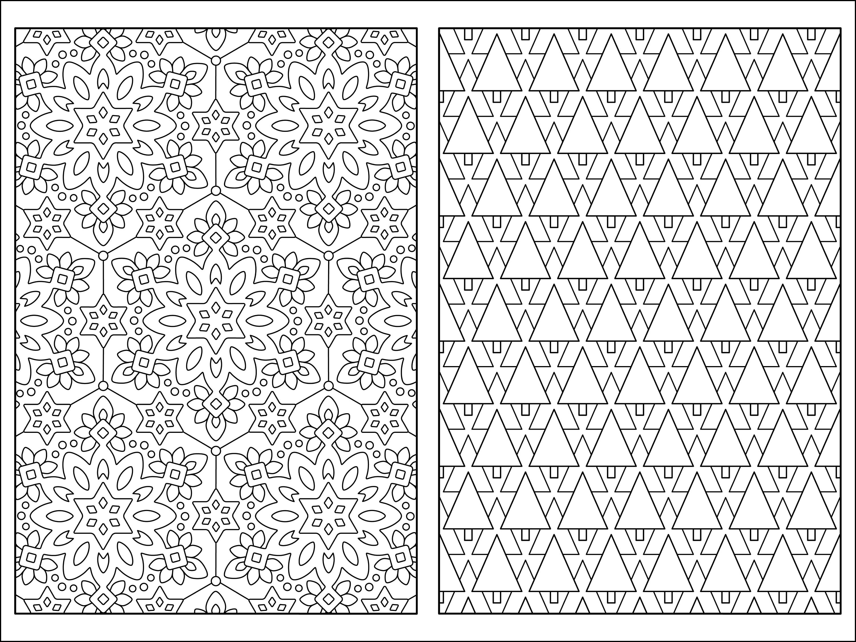 10 Festive Colouring Pages (vol 3) – Printable A4 and US Letter Formats ...