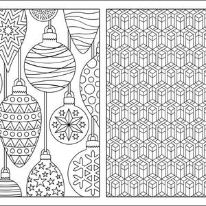 10 Festive Colouring Pages (vol 1) – Printable A4 and US Letter Formats ...