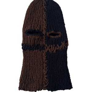 Handmade Knit Balaclava Ski Mask Devil Creepy Joker Halloween Cosplay ...