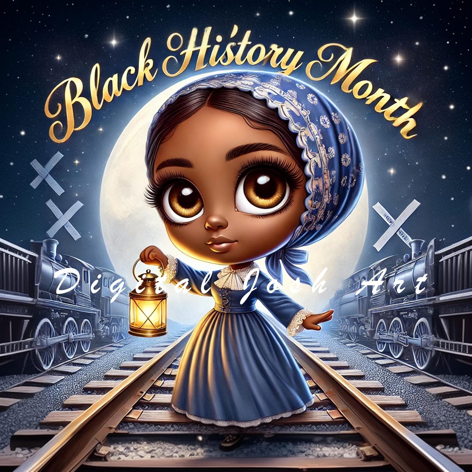 10 JPEG Harriet Tubman Clipart Bundle - Black History Month Art, Civil ...