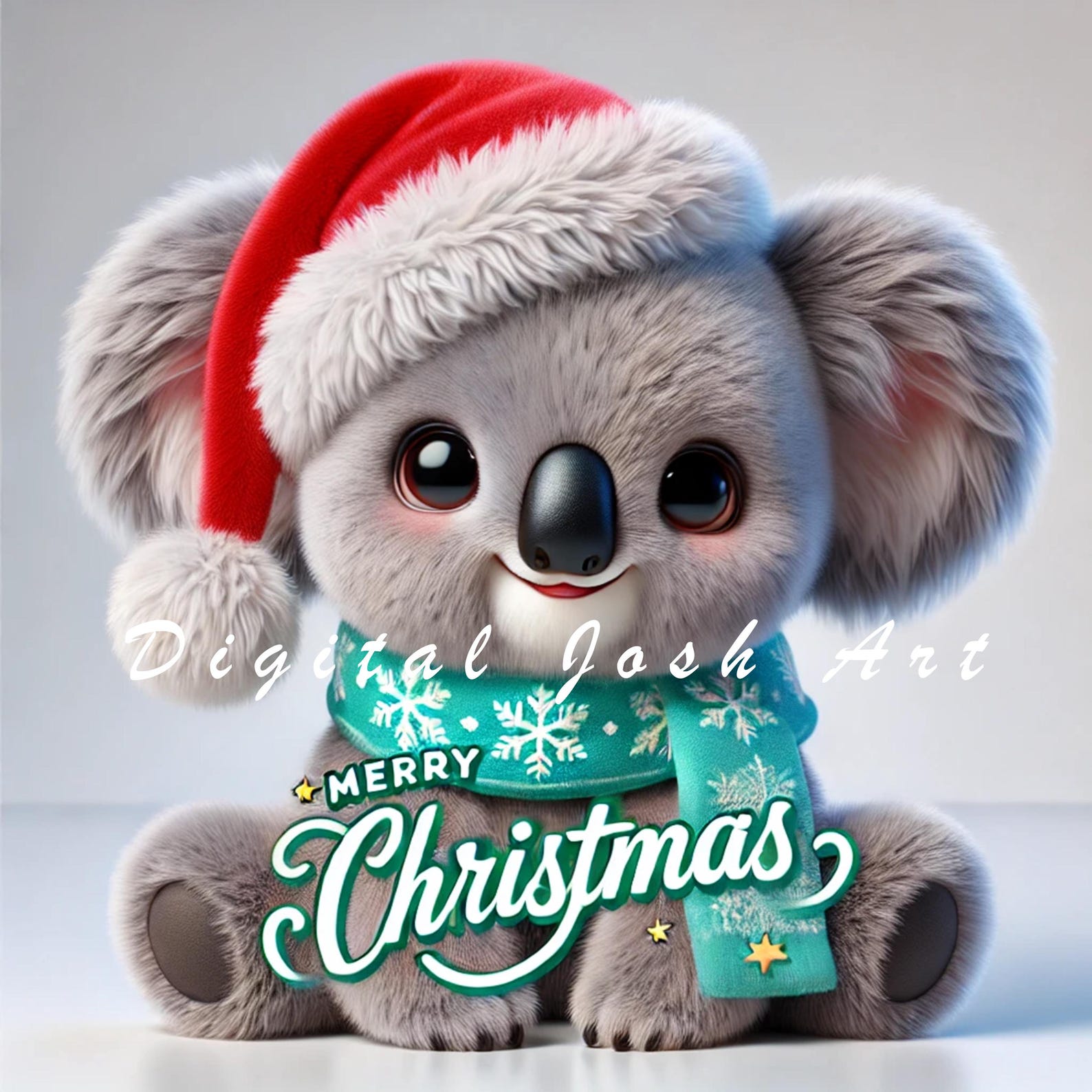 10 JPEG Cute Christmas Koala Clipart Bundle - Winter Animal Designs ...
