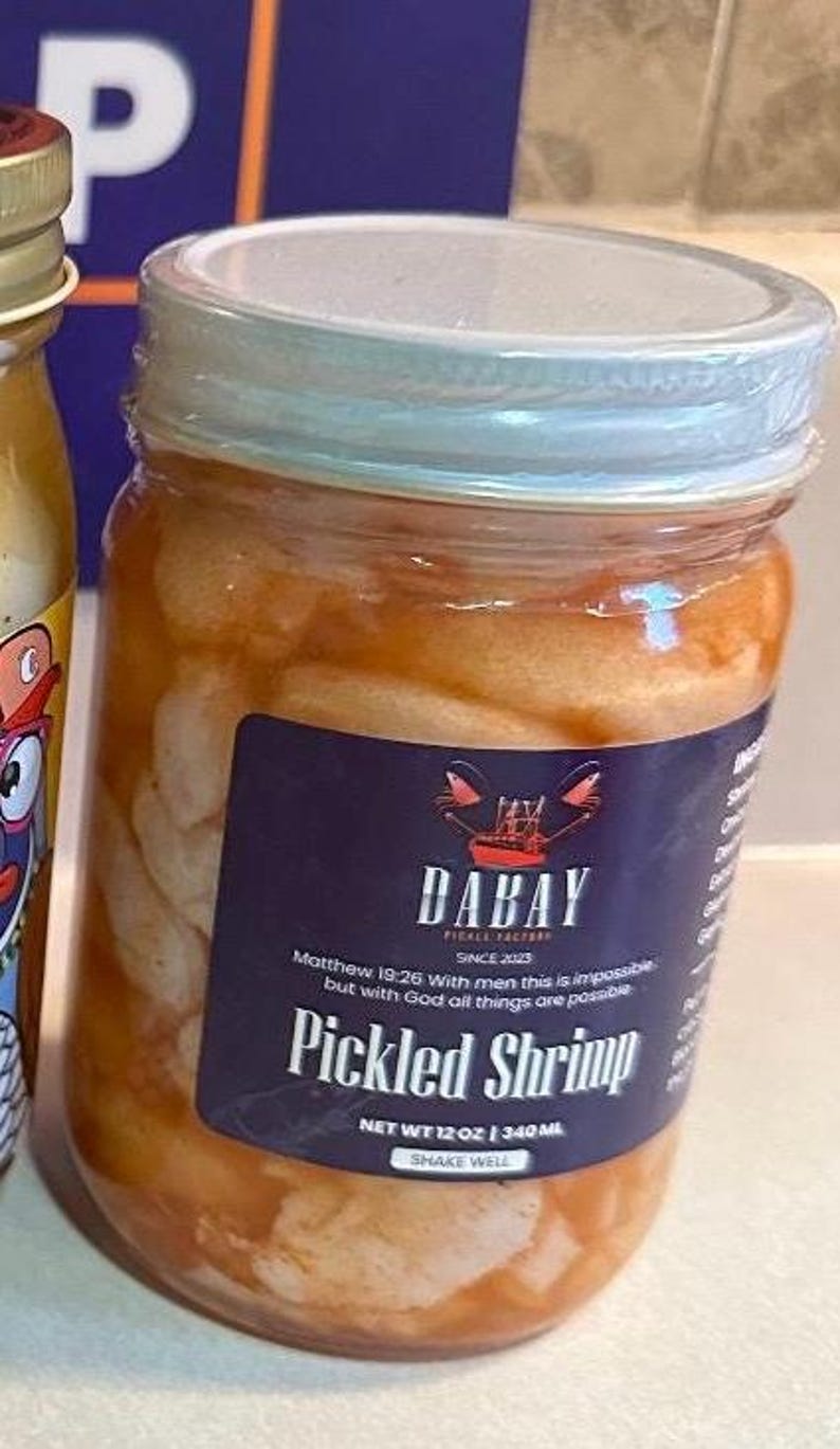 Cajun Pickled Shrimp – Spicy Gulf Coast Snack – Small Batch Southern ...