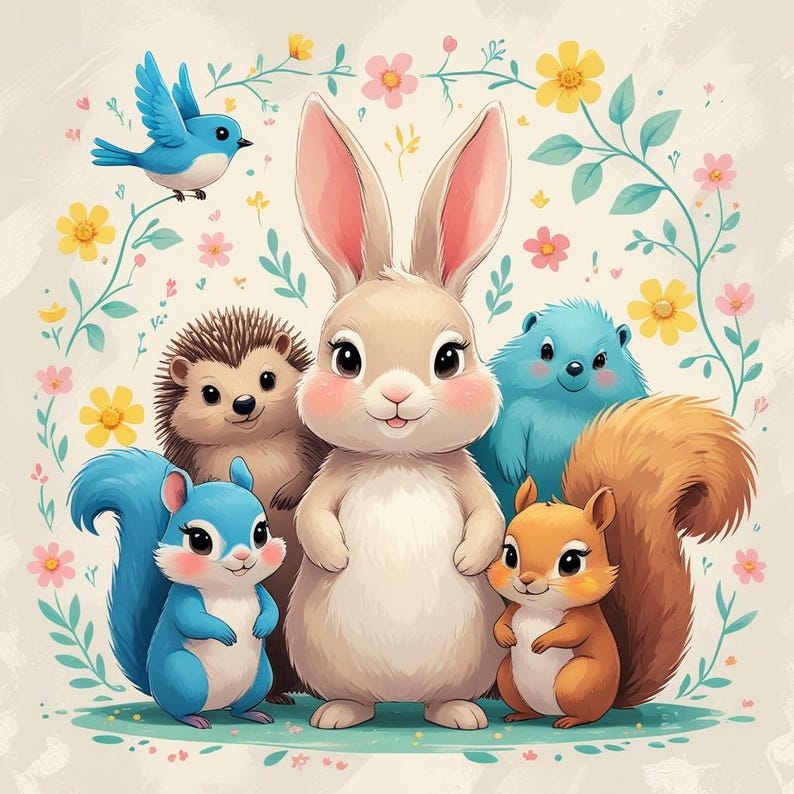 Peter Rabbit and Friends Clip Art | Watercolor Rabbit PNG | Beatrix ...