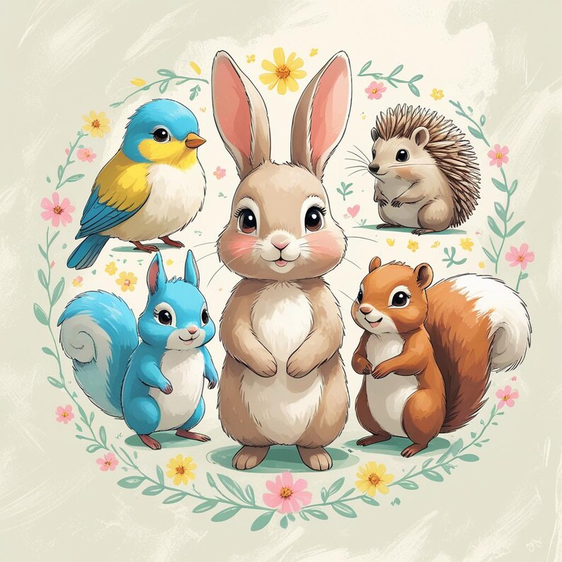 Peter Rabbit and Friends Clip Art | Watercolor Rabbit PNG | Beatrix ...