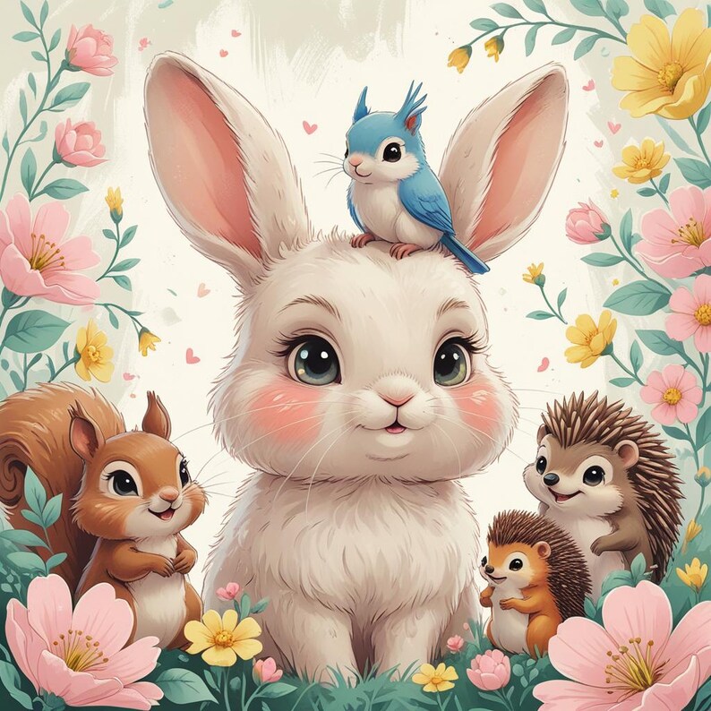 Peter Rabbit and Friends Clip Art | Watercolor Rabbit PNG | Beatrix ...