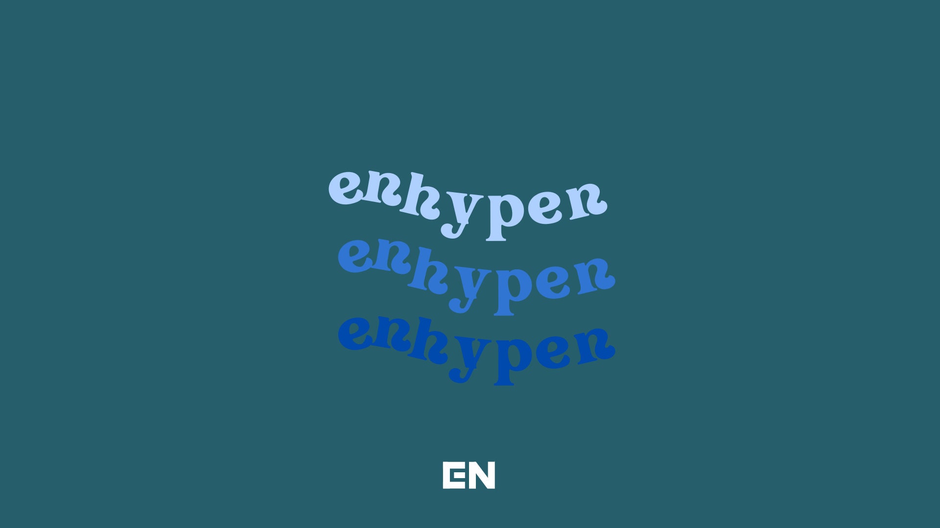 ENHYPEN Desktop Wallpaper- Bone White Blue Groovy ENHYPEN Wallpaper ...