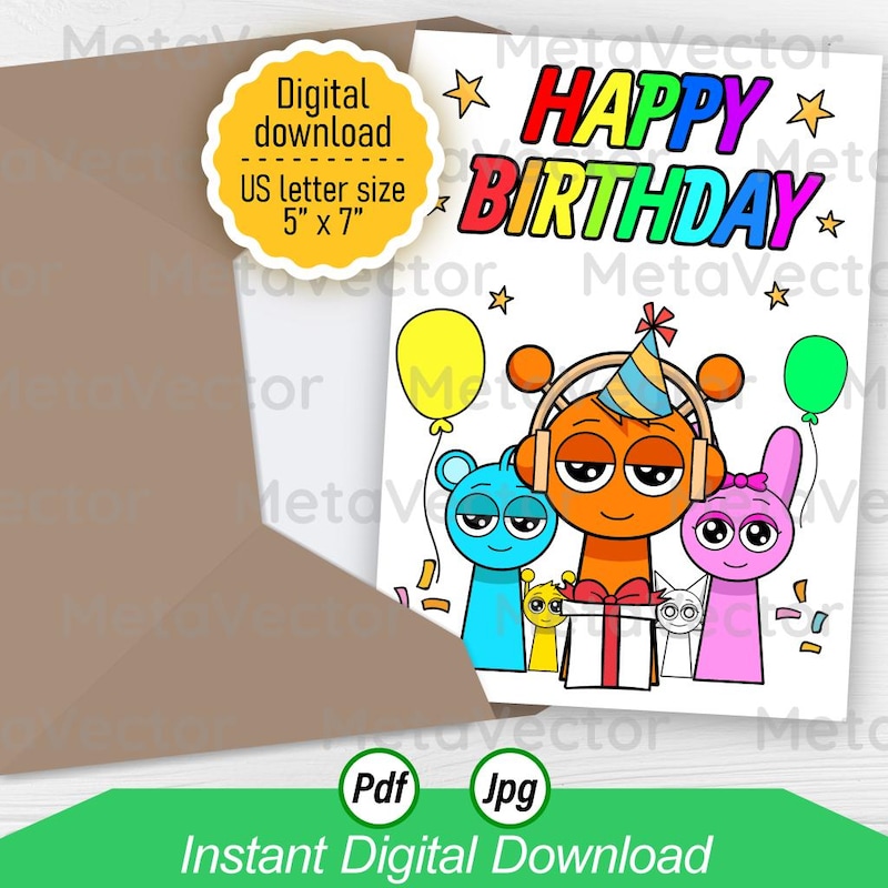 Sprunki Birthday - Etsy