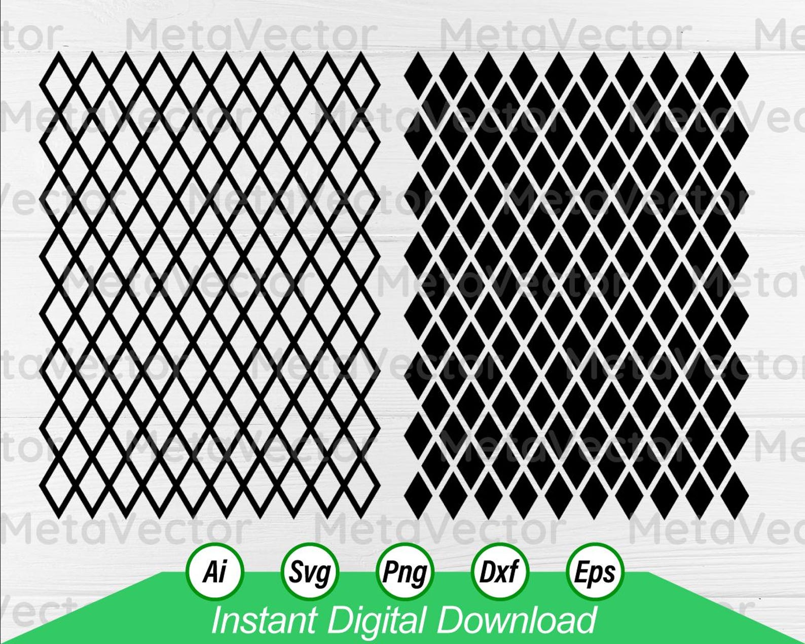 DIAMOND PATTERN SVG, Instant Download, Argyle Pattern Svg, Digital ...