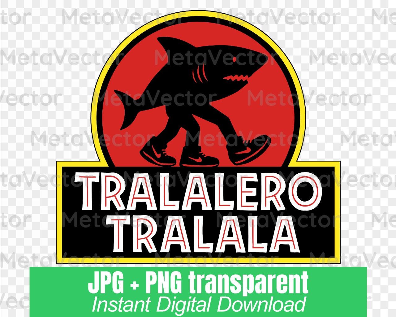 Tralalero Tralala Funny Shark Meme Png, Italian Brainrot. Weird Absurd ...