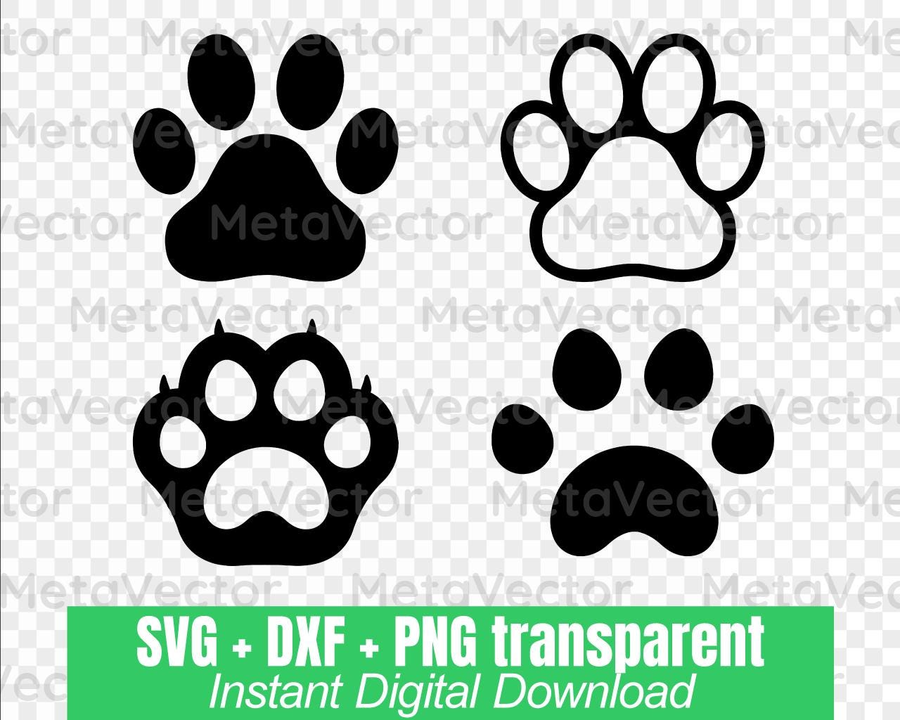 Dog Paw SVG, Dog Paw Silhouette, Dog Paw Transparent, Dog Paw Vector ...
