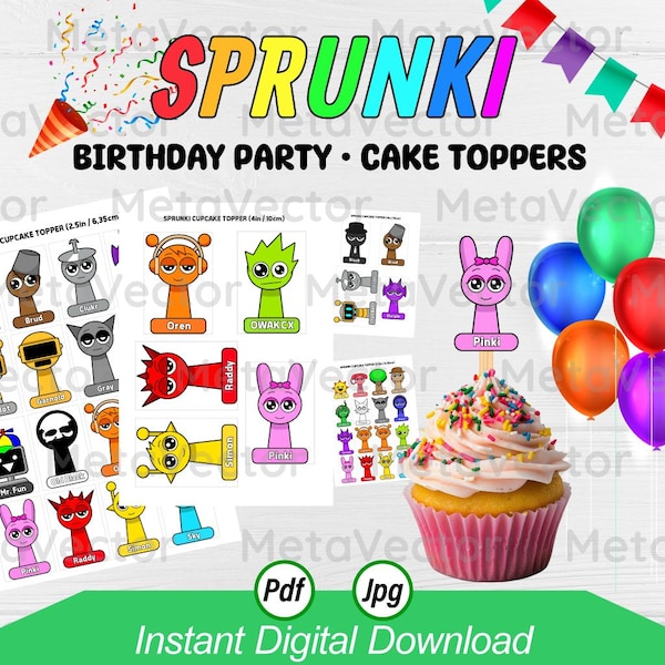 Sprunki Printable - Etsy