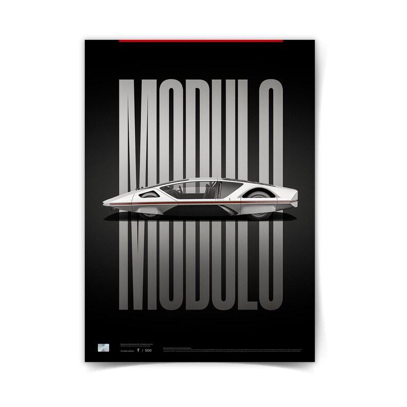 1970 Ferrari 512 S Modulo Poster – Classic Giclée Print 50x70 Cm ...