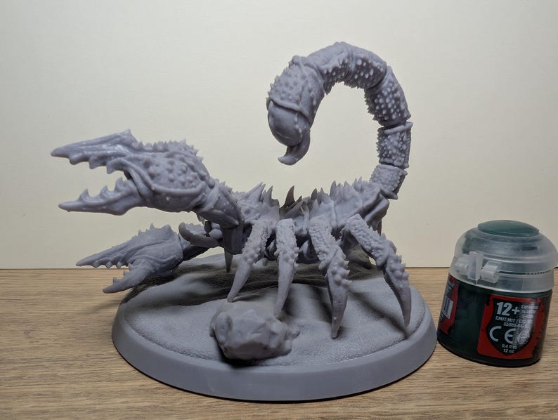 Giant Scorpion- Mini 75mm Scale for Painting or Display - Etsy