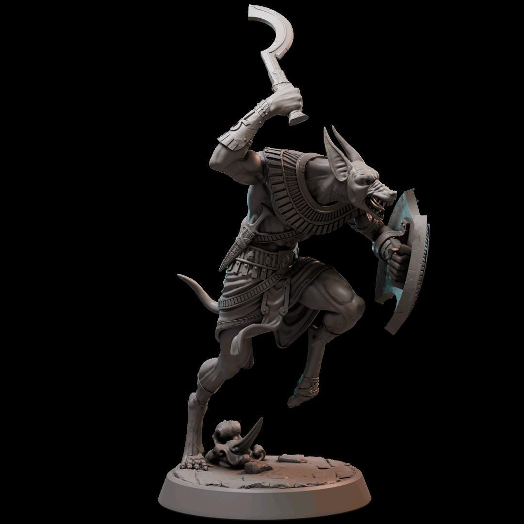 Werejackal Fighter Mini 32mm/75mm Scale LBT - Etsy