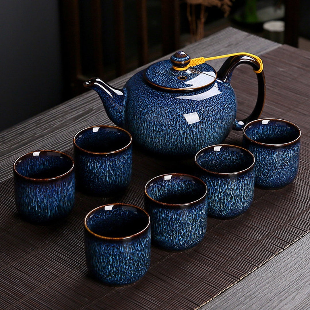 Retro Tea Set Kiln-turned Tea Set Ceramic Tea Set Kung Fu Tea Set Tea ...
