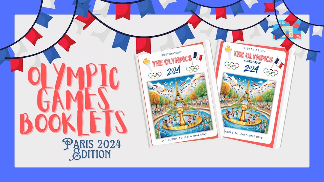 Paris 2024 Olympic Games Booklets Bundle - Etsy Australia