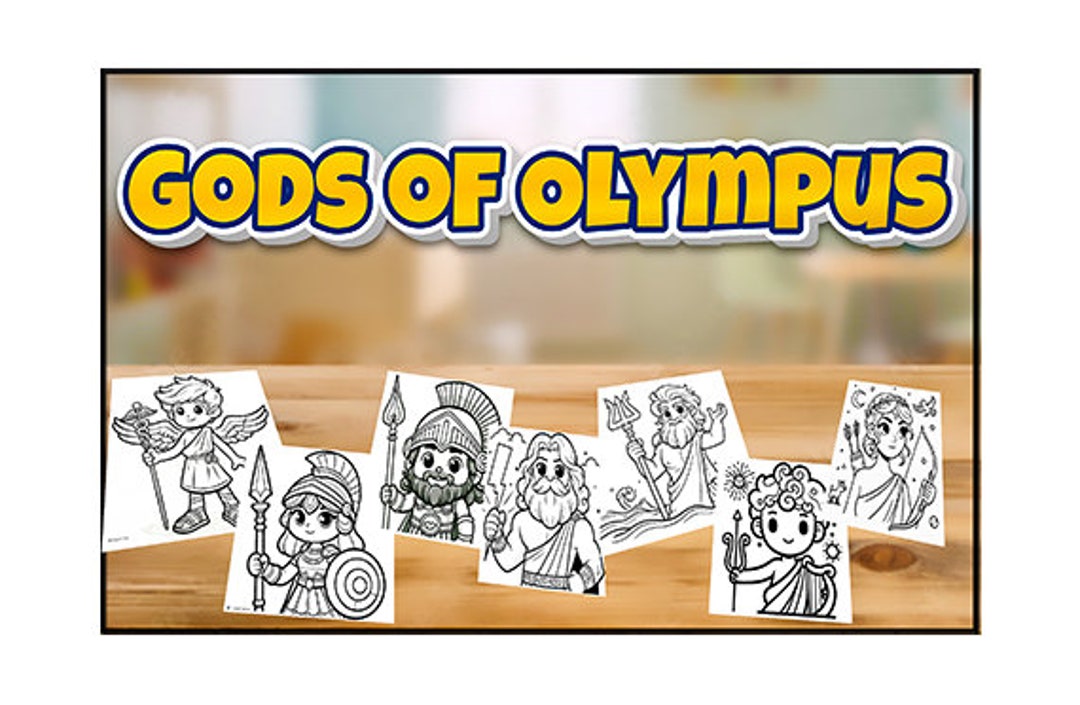 Olympian Odyssey: A Colouring Journey Through Ancient Greece - Etsy