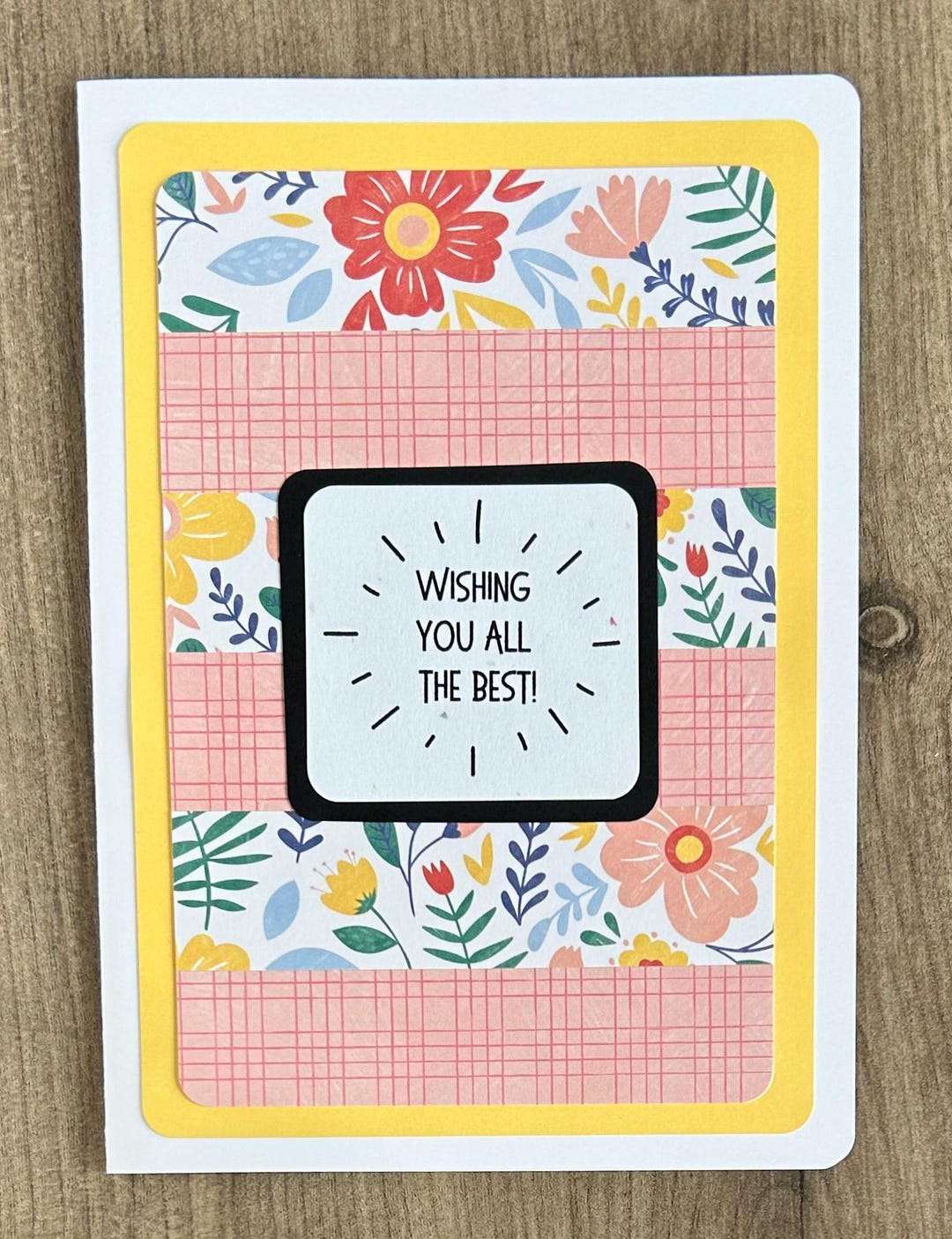 Wishing You All the Best Card, Good Best of Luck Card, Wishing You ...