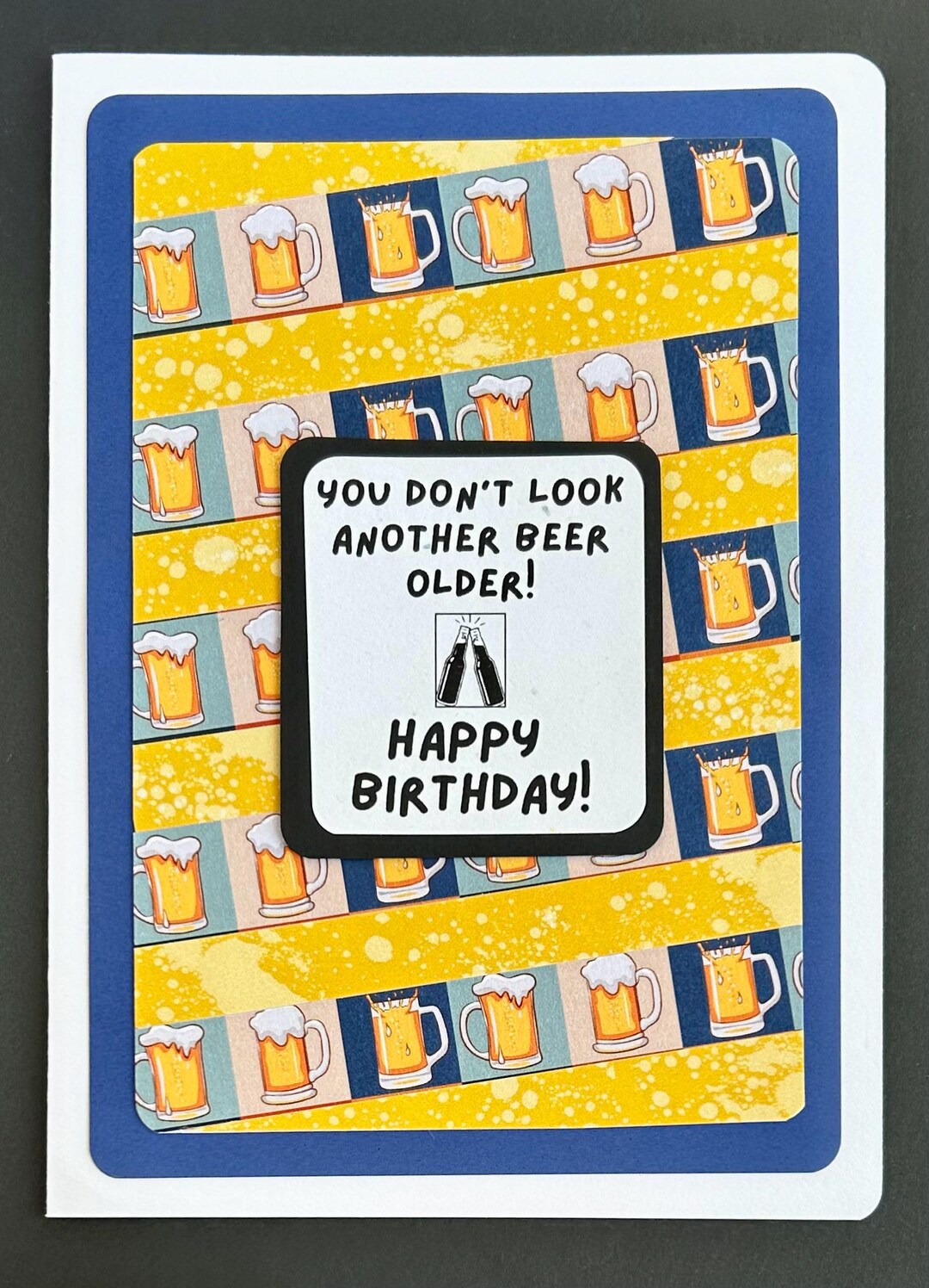 Beer Happy Birthday Card, Birthday Beer Card, Beer Lover Birthday Card ...