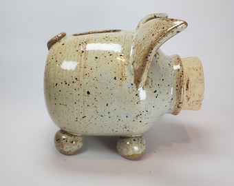 Handmade Pottery Piggy Bank - Etsy