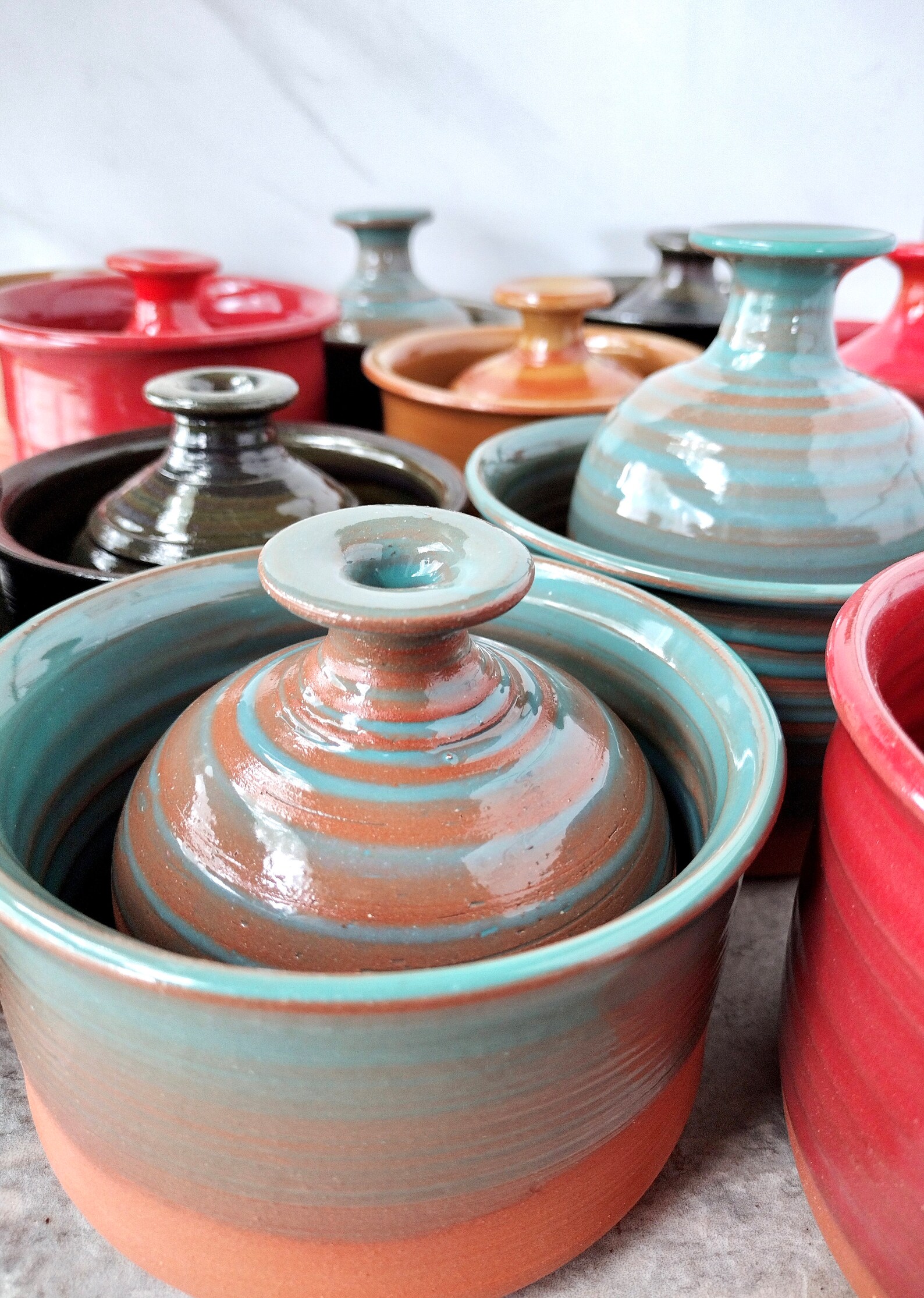 Watering Bell Thumb Pot With Water Container Weep Immersion - Etsy