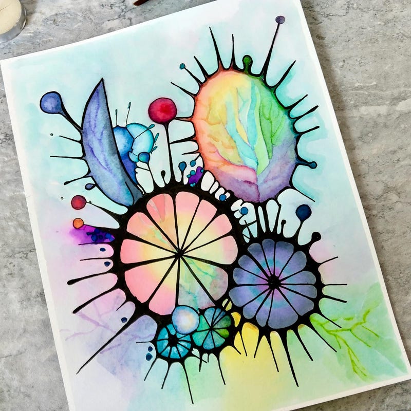 Abstract Fruit Art - Etsy