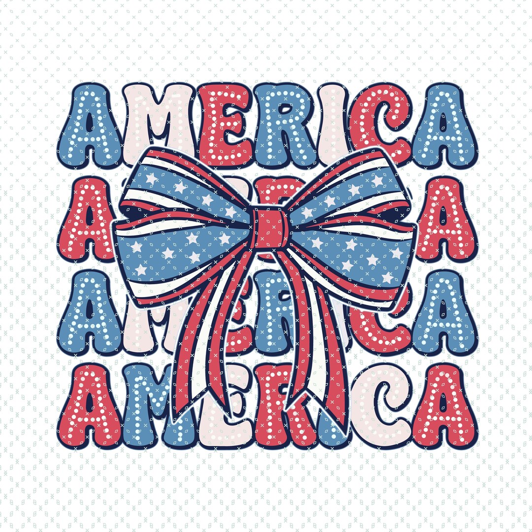 America Ribbon Svg Png, Retro America Png, 4th of July PNG, 4th of July ...