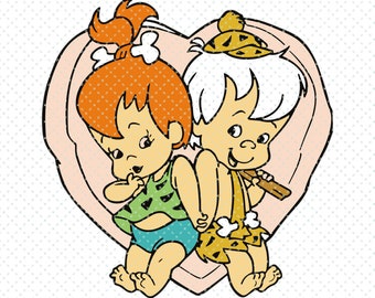 Pebbles Flintstones Svg Bundle, Svg Pack, Layered Svg, PNG, PDF, EPS ...